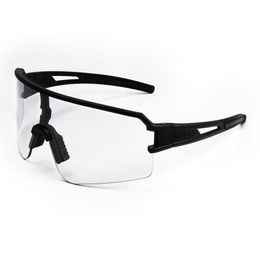Sportbrille YEAZ "Sport-Sonnenbrille wei&szlig;/transparent SUNSPOT", Damen, schwarz (schwarz, transparent), Sonnenbrillen