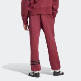 Sporthose adidas originals "NC PANTS", Herren, Gr. L, N-Gr, rot (shadow rot), Obermaterial: 53% Baumwolle, 47% Polyester, Hosen Sporthose