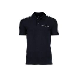 Poloshirt Armani Exchange "Poloshirt", Herren, Gr. L, blau (marine), Obermaterial: 96% Baumwolle CO. 4% Elasthan EL., Shirts