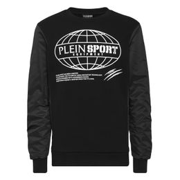 Plein Sport Jungen Sweatshirt "Global Express Edition", schwarz, Gr. XXL, Obermaterial: 88% Baumwolle, 12% Polyester, Sweatshirts