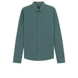 BOSS Button Up Shirt 'Myjersey' male Green size L
