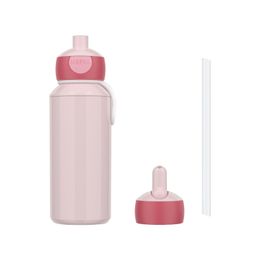 Trinkflasche Mepal "Pop-Up Trinkflasche + Flip-Up Ersatzdeckel Campus 400 ml", pink (cool pink), 400ml, Trinkflaschen, Trinkflasche