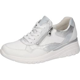 Waldl&auml;ufer WALDL&Auml;UFER Sneaker Damen Gr&ouml;&szlig;e 41.5/42 silber / wei&szlig;