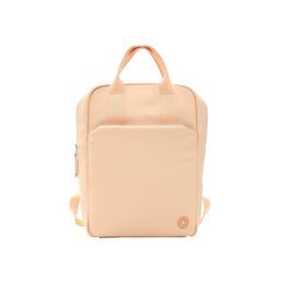 Rucksack SURI FREY "Rucksack SFY Besty", Damen, Gr. B/H/T: 40cm x 40cm x 15cm, orange (apricot 642), Obermaterial: 60% Polyurethan PU. 40% Polyester PES., Rucks&auml;cke Rucksack