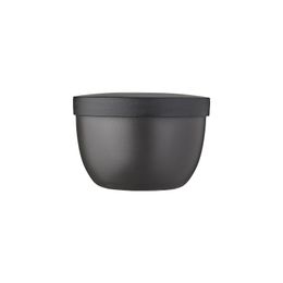Lunchbox Mepal "Snackpot Ellipse 350 ml", schwarz (nordic schwarz), Lebensmittelaufbewahrungsbeh&auml;lter, Lunchbox