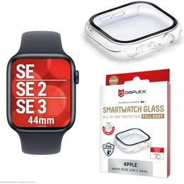 Displex Displayschutzglas "Smartwatch Glass All-In-One Protector Full Body", transparent, B:9cm H:1,4cm T:13,5mm, Displayfolien, Displayschutzfolie, Schutzfolie, Bildschirmschutz, kratz- & sto&szlig;fest