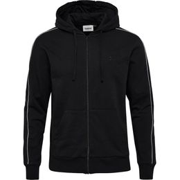 Hummel Athletic Zip-Up Hoodie 'Pulse' male Black size XL