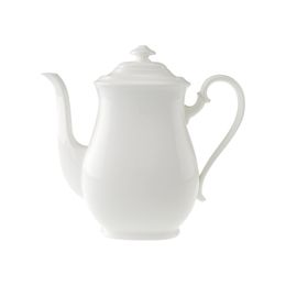 Villeroy & Boch Teekanne VILLEROY & BOCH "Kaffeekanne Royal 1,1 Liter wei&szlig;", wei&szlig;, Kannen
