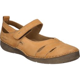 Sandale Josef Seibel "Fergey 51, orange", Damen, Gr. 39, orange, Obermaterial: 100% Rindsleder Leather cow., Schuhe Sandale