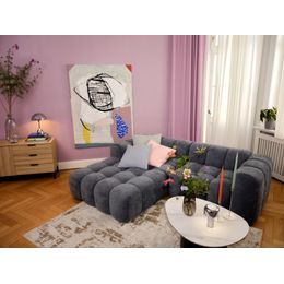 Ecksofa OTTO HOME "KALLIE L-Form, 248 cm - OTTO. Verl&auml;ssliche Qualit&auml;t.", hellblau, B:248cm H:72cm T:186cm, 100% Polyester, Sofas, Ecksofa, Bubble Optik, moderne Steppung, hoher Sitzkomfort, Topseller