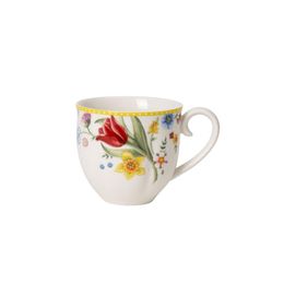 Villeroy & Boch Becher VILLEROY & BOCH "Henkelbecher Spring Awakening 390 ml bunt", bunt, Porzellan, Trinkgef&auml;&szlig;e, Becher