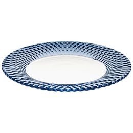 Villeroy & Boch Pizzateller VILLEROY & BOCH "Platzteller Boston Coloured &oslash; 32 cm blau", blau, Speiseteller