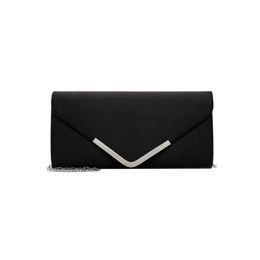 Clutch Tamaris "Clutch TAS Amalia", Damen, Gr. B/H/T: 26cm x 13cm x 6cm 0, schwarz (schwarz 100), Polyurethan, Taschen