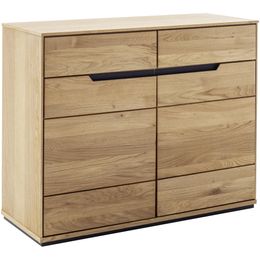 Regalelement MCA LIVING "Araya Regal", braun (eichenfarben), B:102,5cm H:82cm T:40,5cm, Holz teilmassiv, Regale, Schubk&auml;sten ged&auml;mpft