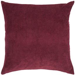Dekokissen Pad "CASUAL", bordeaux, unifarben, B:50cm L:50cm, Polyacryl, Polyester, Dekokissen_Sitzkissen_Kissenh&uuml;llen, Made in Europe