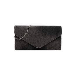 Clutch Tamaris "Clutch TAS Amalia Pillow", Damen, Gr. B/H/T: 24,5cm x 13,5cm x 6,5cm 0, grau (grau 800), Polyester, Taschen