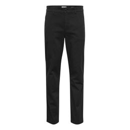!Solid Stoffhose SOLID "Stoffhose SDErico", Herren, Gr. 31, L&auml;nge 34, schwarz (true schwarz), Obermaterial: 98% Baumwolle CO. 2% Elasthan EL., Hosen Stoffhose