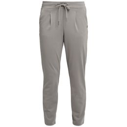 Stoffhose oxmo "Hose OXAnita", Damen, Gr. S, N-Gr, grau (steel gray), Obermaterial: 73% Polyester PES. 23% Viskose CV. 4% Elasthan EL., Hosen Stoffhose