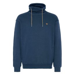 Longpullover Blend "Sweatshirt BHLapol", Herren, Gr. XXL, blau (marineblaus), Obermaterial: 100% Baumwolle CO., Pullover Longpullover
