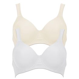 B&uuml;gel-BH Anita "B&uuml;gel BH Twin", Damen, Gr. 75, Cup G, bunt (wei&szlig; champagner), Obermaterial: 70% Polyamid PA. 30% Elasthan EL., BHs B&uuml;gel-BH