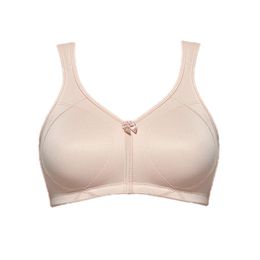 Entlastungs-BH SuSa "Entlastungs BH Topsy Plus", Damen, Gr. 100, Cup E, beige (cappuccino), Obermaterial: 78% Polyamid PA. 22% Elasthan EL., BHs Entlastungs-BH