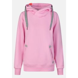 Kapuzenpullover SALZHAUT "Hoodie S&Uuml;NN", Damen, Gr. L, rosa (ros&eacute;), Obermaterial: 55% Baumwolle CO. 45% Polyester PES., Pullover Kapuzenpullover