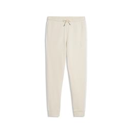 Sporthose Puma "Essentials Elevated Jogginghose Damen", Damen, Gr. XL, Normalgr&ouml;&szlig;en, alpine snow wei&szlig;, Obermaterial: 100% Baumwolle. Rippe: 3% Elasthan, 97% Baumwolle. Seitenpartie: 100% Baumwolle. Seitentasche &ndash; Oben: 100% Baumwolle, unifarben, regular fit, Hosen Sporthose