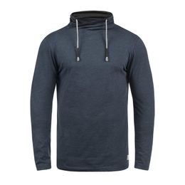 Langarmshirt Blend "Langarmshirt BHPallo", Herren, Gr. L, blau (navy), Web, Obermaterial: 60% Baumwolle CO. 40% Polyester PES., regular fit, ohne Ausschnitt, Shirts Langarmshirt