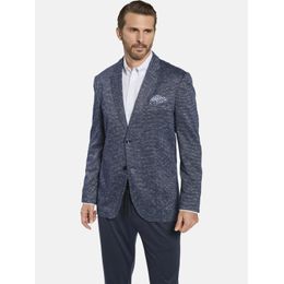 Jerseysakko Babista "Jersey-Sakko MILANVETTO", Herren, Gr. 58, blau (dunkelblau), Sakkos, mit klassischem Reverskragen