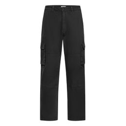 !Solid Cargohose SOLID "Cargohose SDLIAM CARGO", Herren, Gr. S, N-Gr, schwarz (true schwarz), Obermaterial: 100% Baumwolle CO., Hosen Cargohose