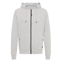 !Solid Kapuzensweatjacke SOLID "Kapuzensweatjacke SDGelbert", Herren, Gr. XL, grau (lig grau m), Obermaterial: 100% Baumwolle CO., Sweatjacken