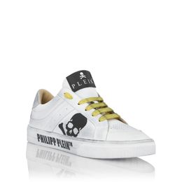 Sneaker Philipp Plein "Retrokickz", Herren, Gr. 40, Normalschaft, 01, wei&szlig;, Schuhe Sneaker
