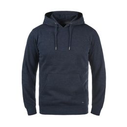 !Solid Kapuzenpullover SOLID "Hoodie SDBert", Herren, Gr. XXL, blau (ins bl mel), Web, Obermaterial: 70% Baumwolle CO. 30% Polyester PES., unifarben, Pullover Kapuzenpullover
