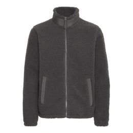 Fleecejacke Blend "Fleecejacke BHLAURSUS", Herren, Gr. XXL, grau (forged iron), Obermaterial: 100% Polyester PES., Jacken Fleecejacke
