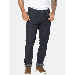 Thermojeans Jan Vanderstorm "Thermojeans GUNNSTAD", Herren, Gr. 58, N-Gr, blau (dunkelblau), Obermaterial: 99% Baumwolle CO. 1% Elasthan EL., Jeans Thermojeans