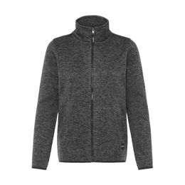 Fleecejacke oxmo "Fleecejacke OXELFE", Damen, Gr. XXL, grau (iron gate), Obermaterial: 100% Polyester PES., Jacken Fleecejacke