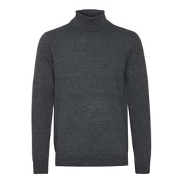 Rollkragenpullover Blend "Rollkragenpullover BHCarsten", Herren, Gr. M, grau (charcoal mix), Obermaterial: 100% Polyester PES., Pullover Rollkragenpullover