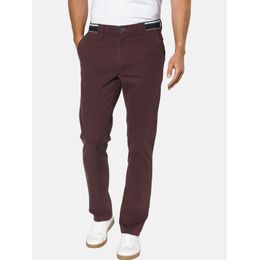 Chinohose Babista "Hose ELVIRO", Herren, Gr. 25, N-Gr, rot (dunkelrot), Obermaterial: 97% Baumwolle CO. 3% Elasthan EL., Hosen Chinohose