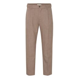 Stoffhose Casual Friday "Stoffhose CFMARC 0179 &acute;wollen&acute;pants", Herren, Gr. 33, L&auml;nge 32, braun (silber mink melange), Obermaterial: 88% Polyester PES. 8% Viskose CV. 4% Elasthan EL., Hosen Stoffhose