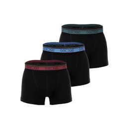 Boxershorts HOM "Boxershort Boxer Briefs HO1 3P - Tiago 2 3er Pack", Herren, Gr. M, schwarz, Obermaterial: 95% Baumwolle CO. 5% Elasthan EL., Unterhosen