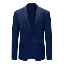 YOUTHUP Suit Jacket male Blue size 3XL
