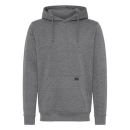 !Solid Kapuzenpullover SOLID "Hoodie SDAujuda", Herren, Gr. S, grau (dunkelgrau melange), Obermaterial: 65% Polyester PES. 35% Baumwolle CO., Pullover Kapuzenpullover