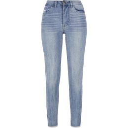 Bequeme Jeans Karl Kani "Karl Kani Damen Karl Kani OG Skinny Denim", Damen, Gr. 26, Normalgr&ouml;&szlig;en, lightblau, 100% Baumwolle, unifarben, Jeans