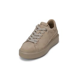 Marc O'Polo Sneaker MARC O'POLO "aus hochwertigem Nubuk-Rindleder", Damen, Gr. 37, dusty earth, Obermaterial: 100% Leder (Rind), unifarben, Schuhe Sneaker