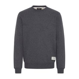 Longpullover INDICODE "Sweater IDPlaytor", Herren, Gr. L, grau (charcoal miix), Obermaterial: 60% Baumwolle CO. 40% Polyester PES., Pullover Longpullover