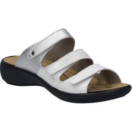 Sandale Josef Seibel "Ibiza 10, weiss-multi", Damen, Gr. 36, wei&szlig; (wei&szlig;, multi), Obermaterial: 100% Rindsleder Leather cow., Schuhe Sandale