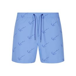 Badeshorts Karl Kani "Karl Kani Herren", Herren, Gr. M, US-Gr&ouml;&szlig;en, light blau, 100% Polyester, Badehosen Badeshorts