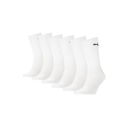 Kurzsocken Puma "Socken 6er Pack", Damen, Gr. 43-46, wei&szlig;, Obermaterial: 74% Baumwolle CO. 21% Polyester PES. 3% Polyamid PA. 2% Elasthan EL., Socken