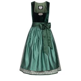 N&uuml;bler Dirndl N&Uuml;BLER "Dirndl midi Marlies", Damen, Gr. 48, EURO, gr&uuml;n, Obermaterial: 50% Polyester PES. 50% Viskose CV., Kleider