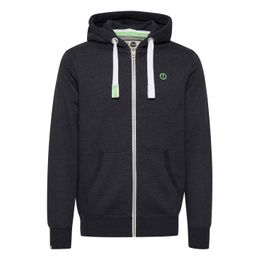 !Solid Kapuzensweatjacke SOLID "Kapuzensweatjacke SDBennZip", Herren, Gr. M, grau (dar grau m), Obermaterial: 50% Baumwolle CO. 50% Polyester PES., Sweatjacken